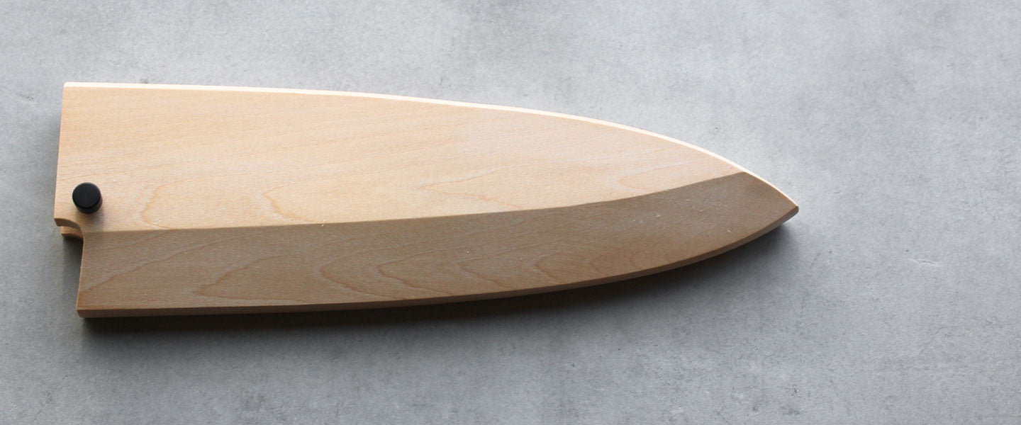 Magnolia Saya (sheath) for 180mm Deba – Chef's Armoury
